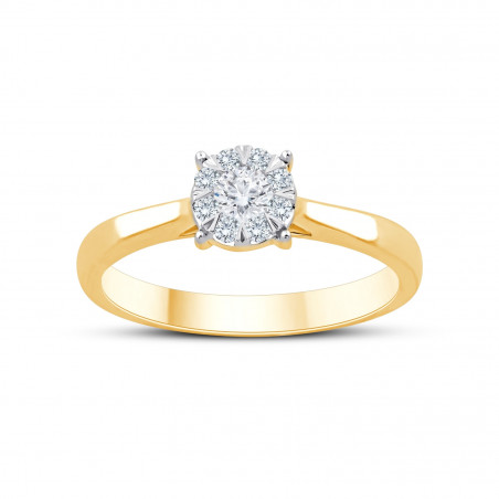 Anillo Solitario de Diamantes 0,25 ct · Anillo Compromiso Clásico