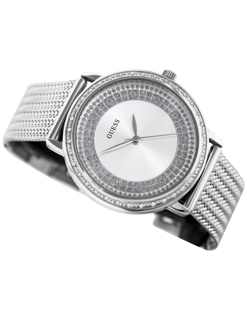 Reloj de Mujer Plateado con Cristales Willow de Guess W0836L2